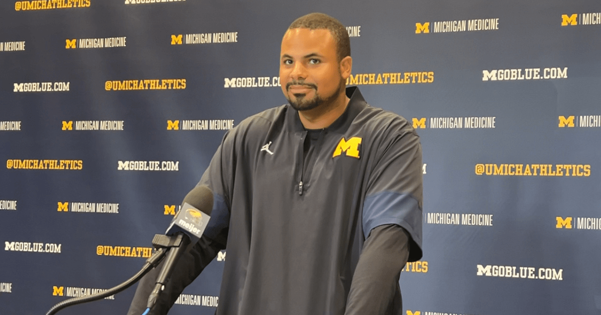 WATCH: Grant Newsome, Lou Esposito talk Michigan fall camp