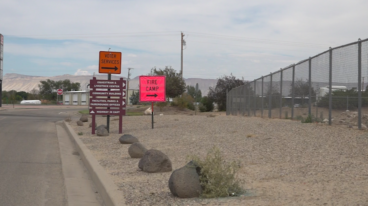 Mesa County fairgrounds converted into a fire base camp for the Turner ...