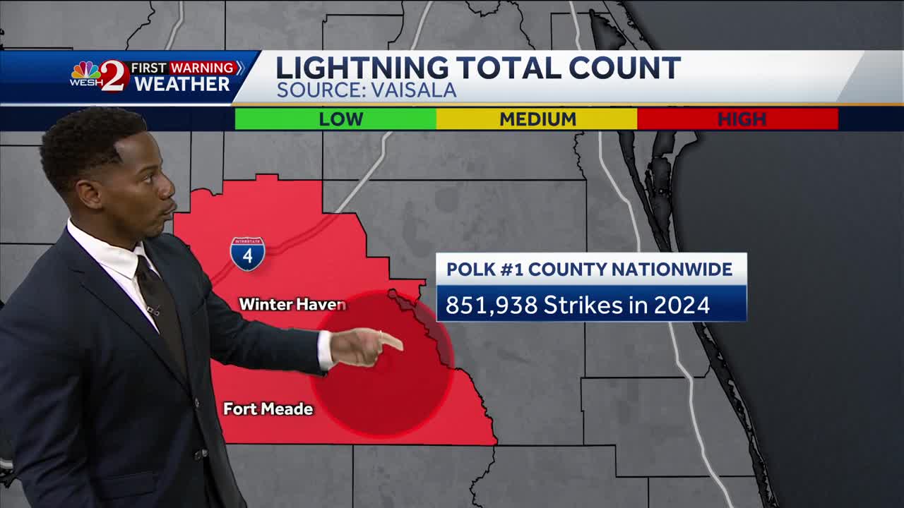 Florida is the Lightning Capital of the US: Tracking Strong Storms Tonight and the Tropics