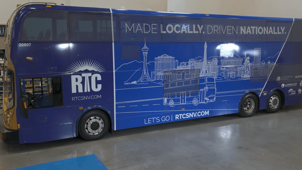 RTC celebrates launch of double-decker bus facility in North Las Vegas