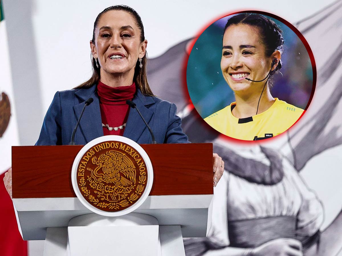 Sheinbaum se solidariza con Katia Itzel tras amenazas en partido de Leagues Cup