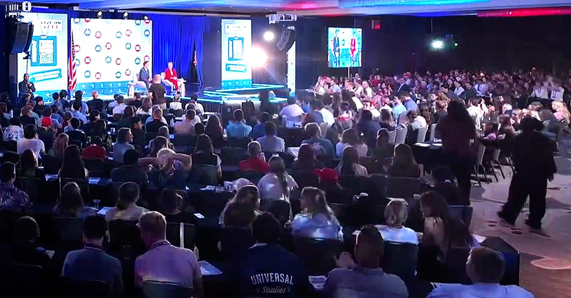 Trump Education Chief McMahon Gets Clowned By Hackers Live Onstage At ...