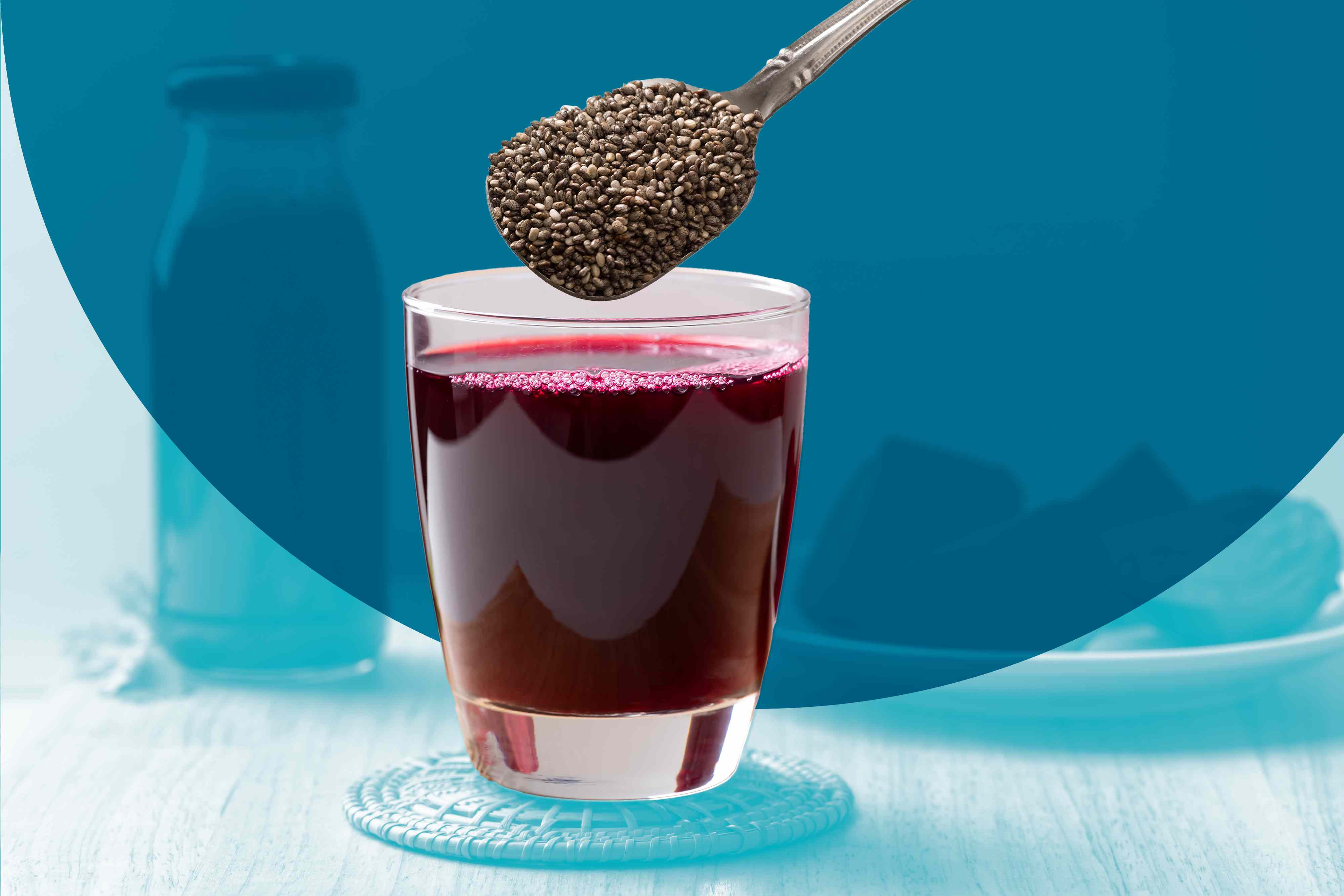What happens to your body when you drink beetroot juice with chia seeds