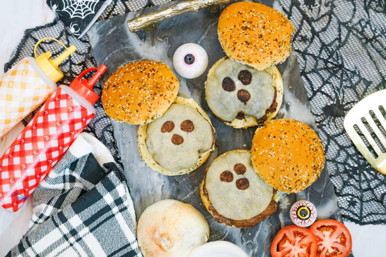 Scare Up A Spooky Snack or Meal With These Halloween Burgers