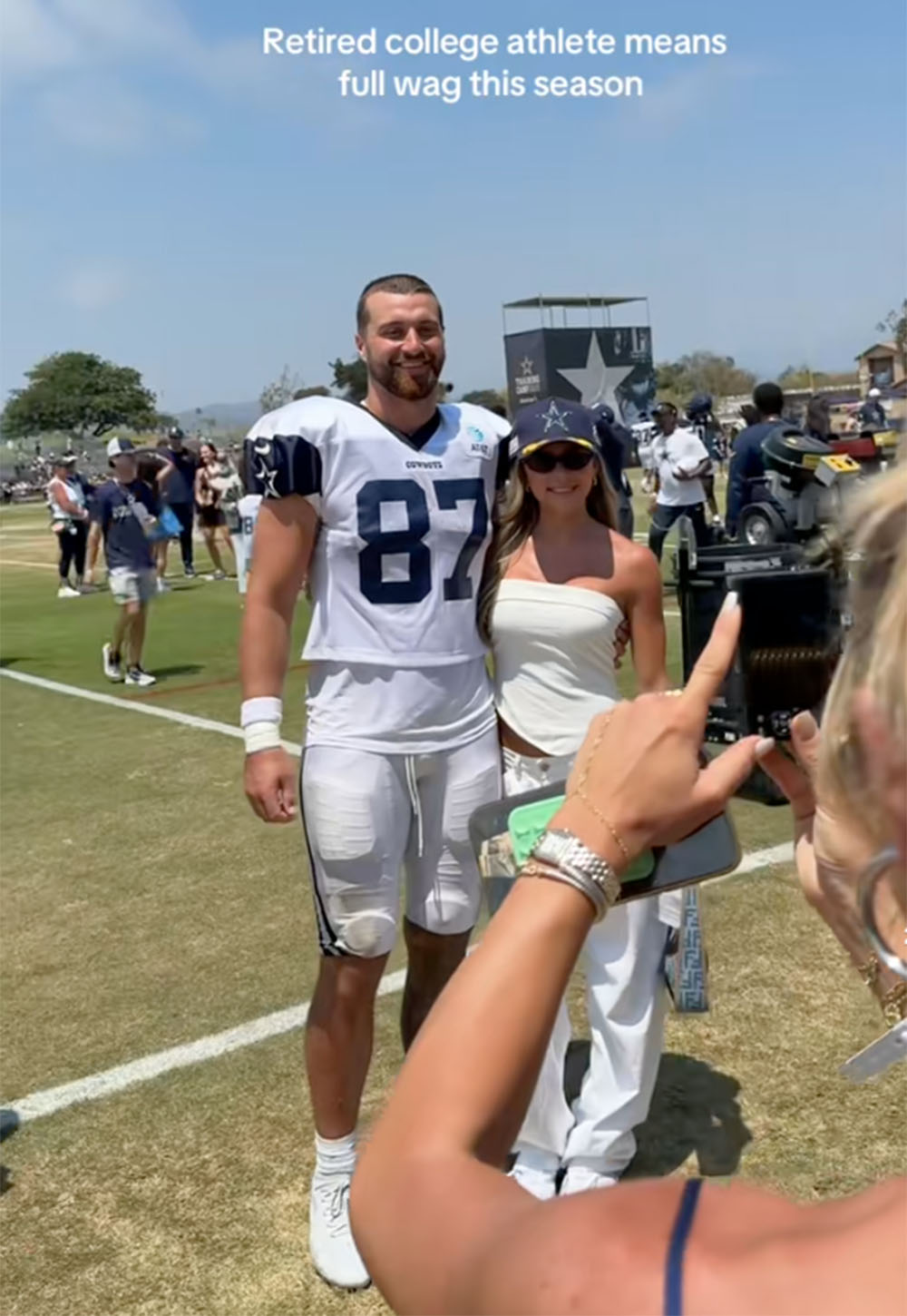 Haley Cavinder embracing ‘full WAG’ life with Cowboys fiancé after ...