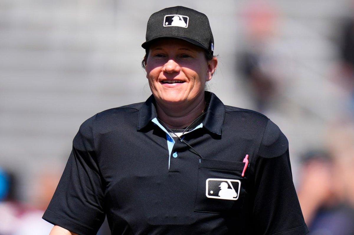First woman MLB umpire to take the field in Atlanta this weekend