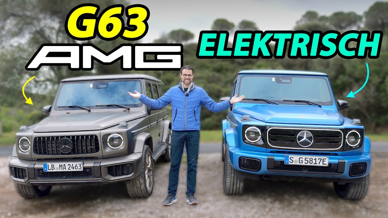 Fahrbericht Mercedes G580 EQ G63 AMG und G500 – Drei G-Klassen im ...