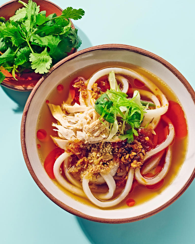 Khao Piak Sen (Lao Chicken Noodle Soup)