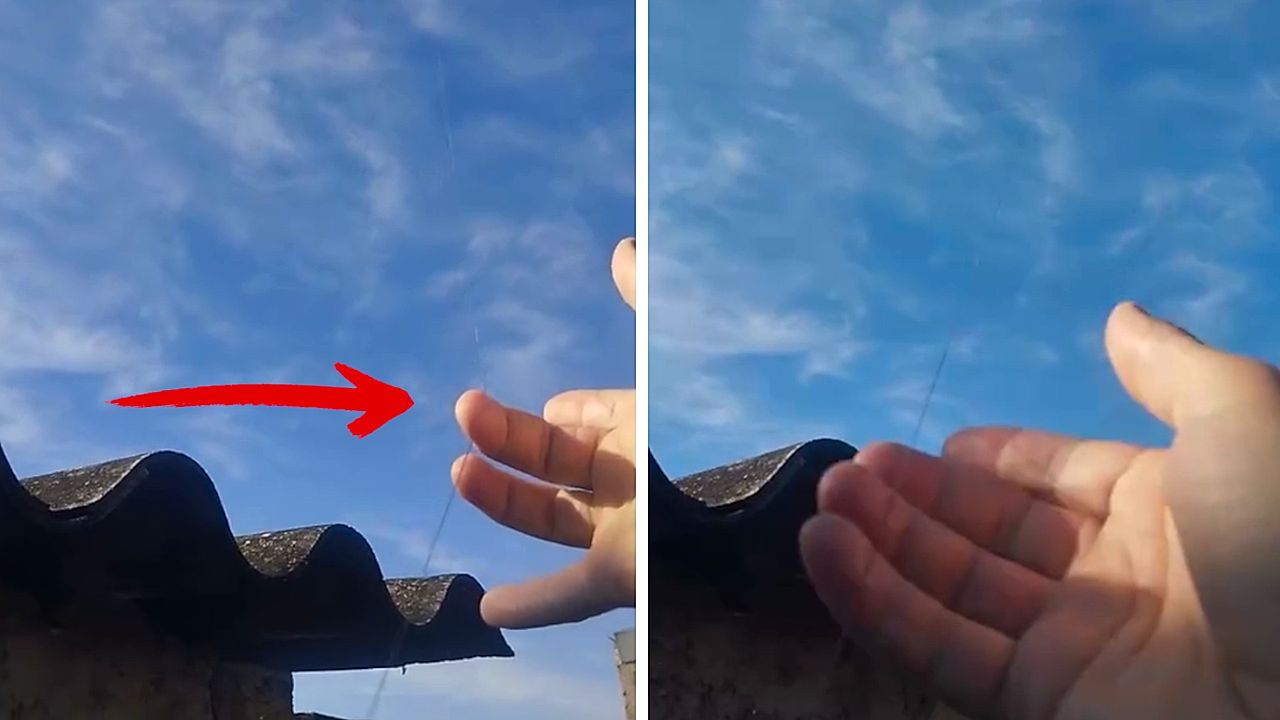 Crazy sound made by kite line