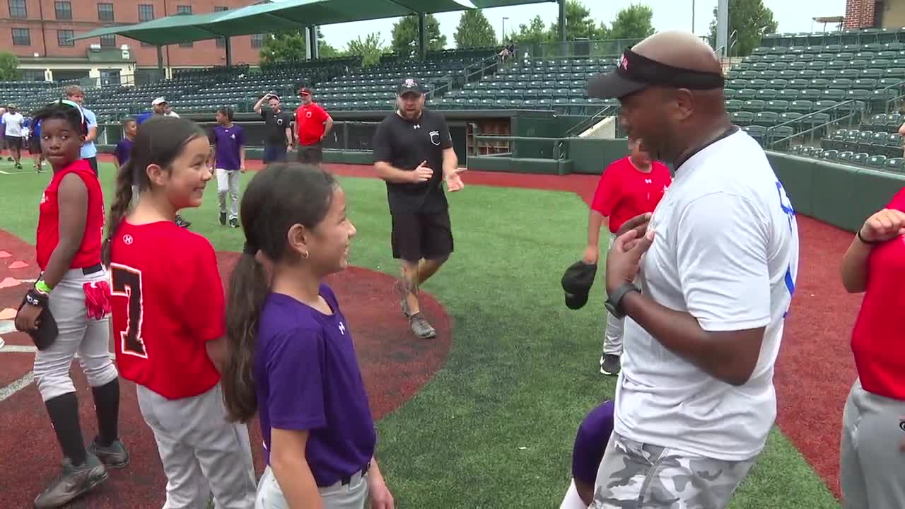Hundreds of underserved kids enjoy all-expenses-paid baseball camp at ...