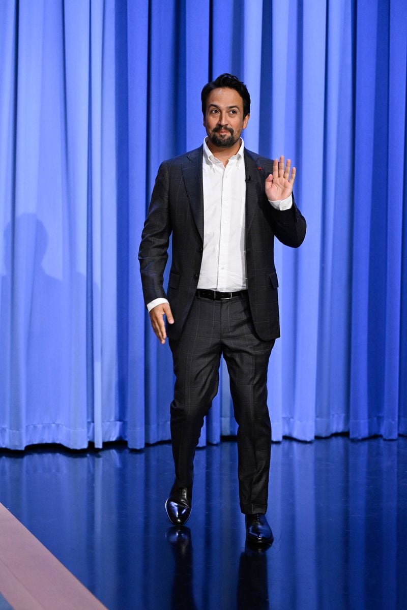 Lin-Manuel Miranda and Jimmy Fallon perform 'Hamilton' songs with toy ...
