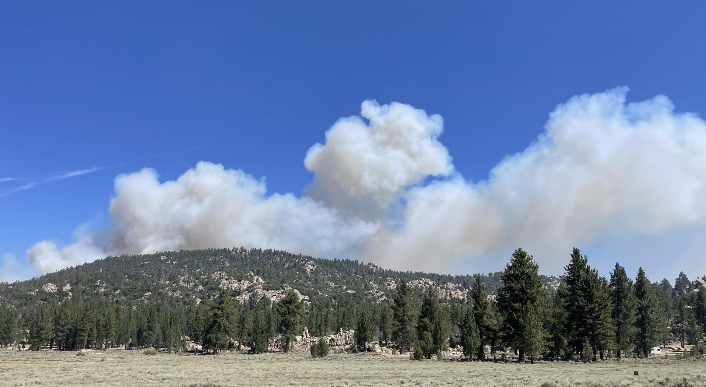 Firefighters make progress battling 1,000-acre Gold Fire near Big Bear Lake