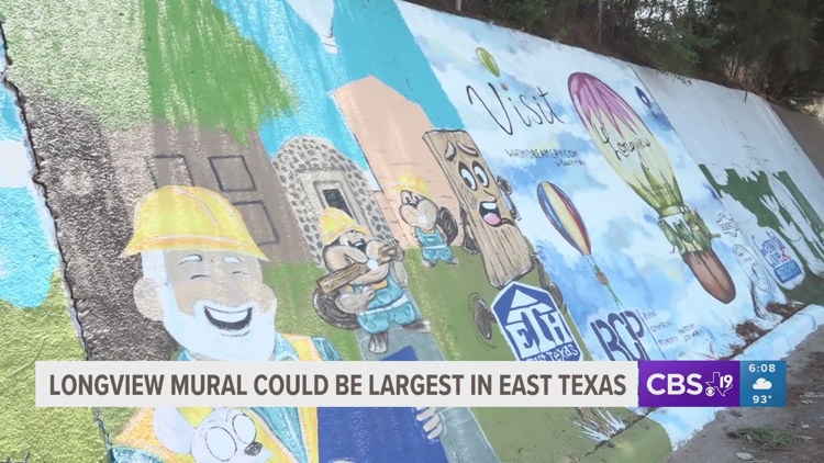 East Texas artist working on painting what could become region's ...
