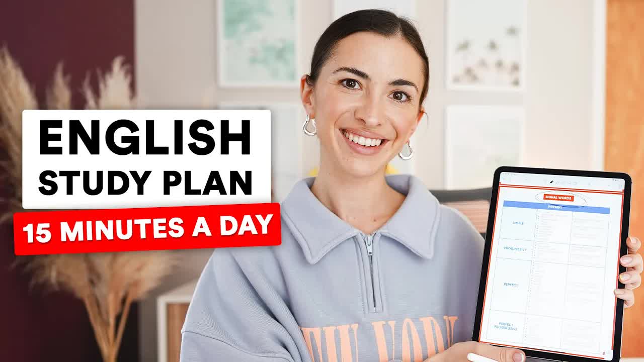 English study plan - 15-minute daily English language learning routine ...