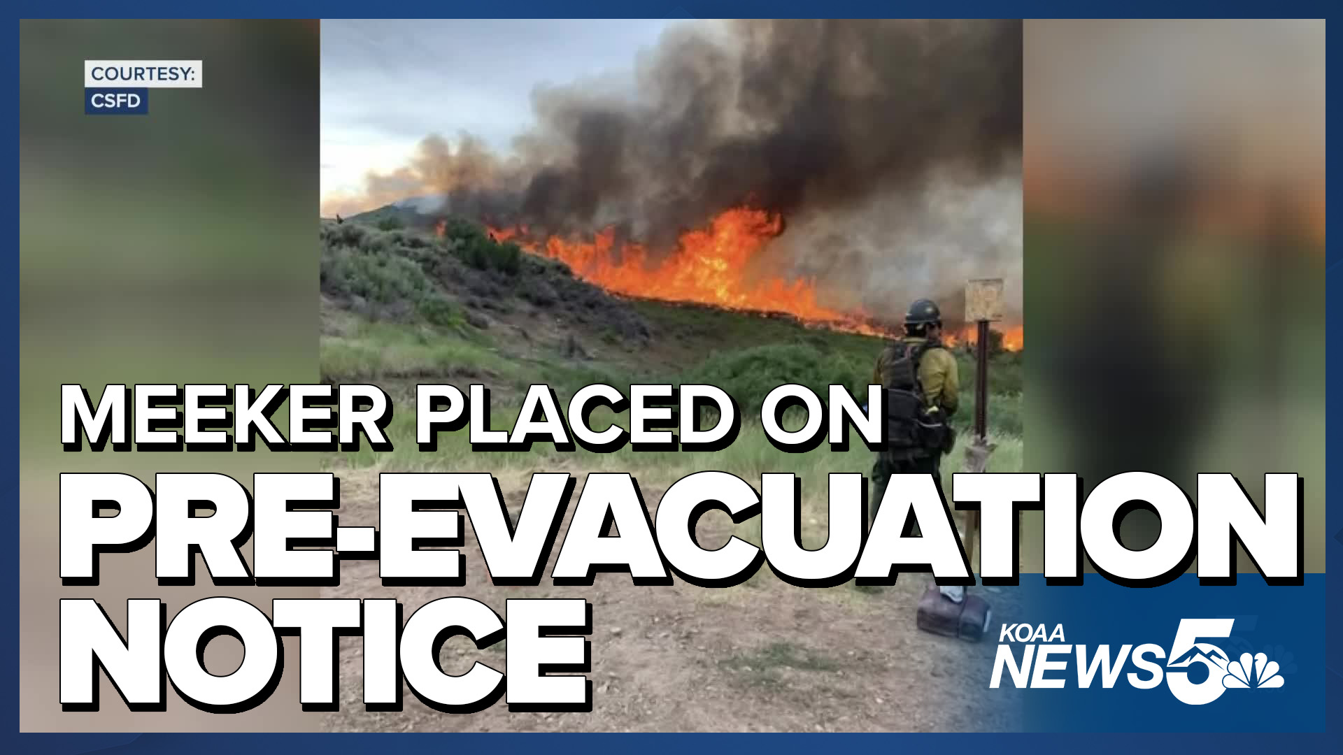 Colorado wildfires: Meeker placed under pre-evacuation notice as Lee ...