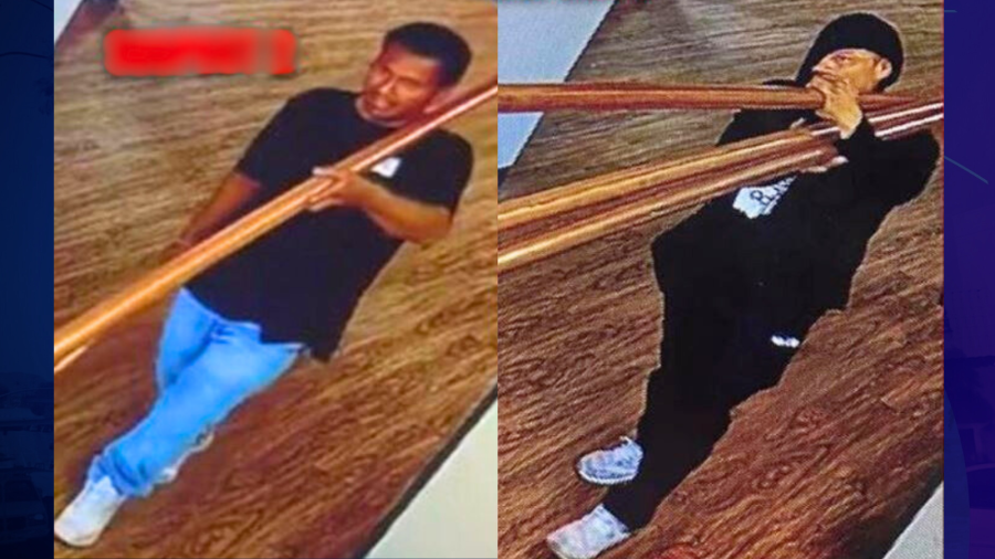 2 theft suspects wanted for targeting commercial buildings in Orange County
