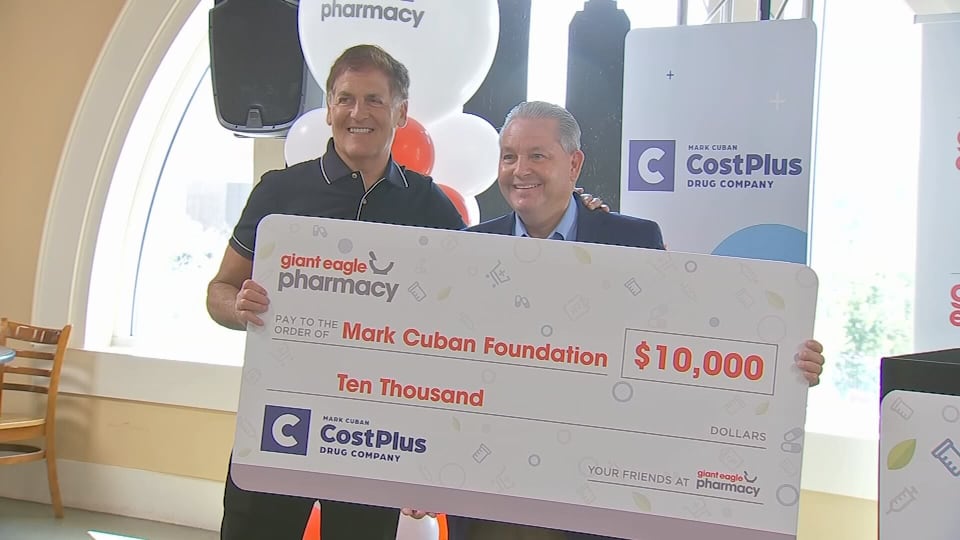 Giant Eagle, Mark Cuban team up to slash medication prices