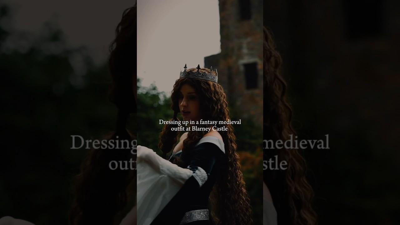 Dressing Up In A Medieval Outfit At Blarney Castle 🏰