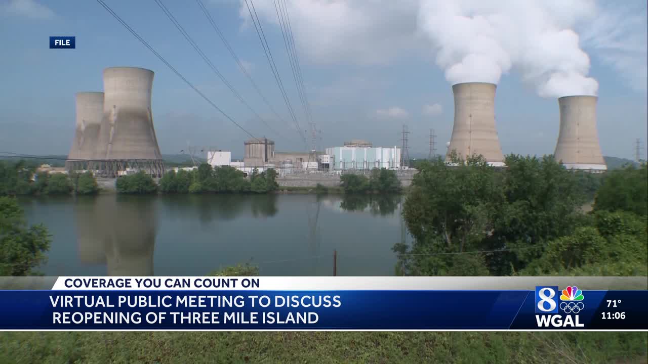 TMI restart virtual meeting held on Wednesday evening