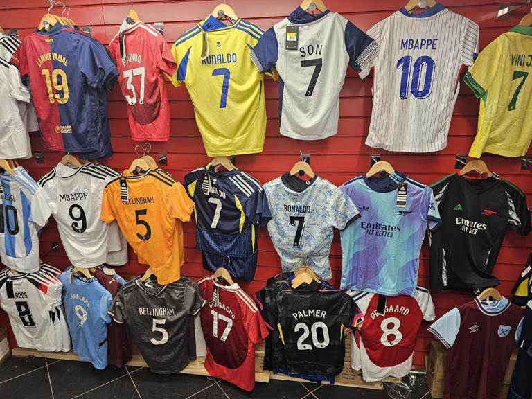 Seven arrested after haul of 67,000 fake footy kits worth £5.1m seized ...