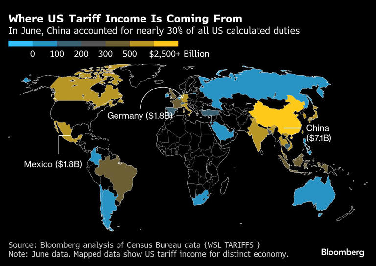 Trump’s Tariffs Take Effect in Fresh Test for Global Economy