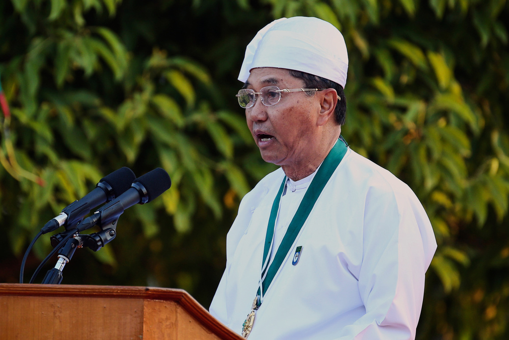 Myanmar's acting President Myint Swe dies after a long illness