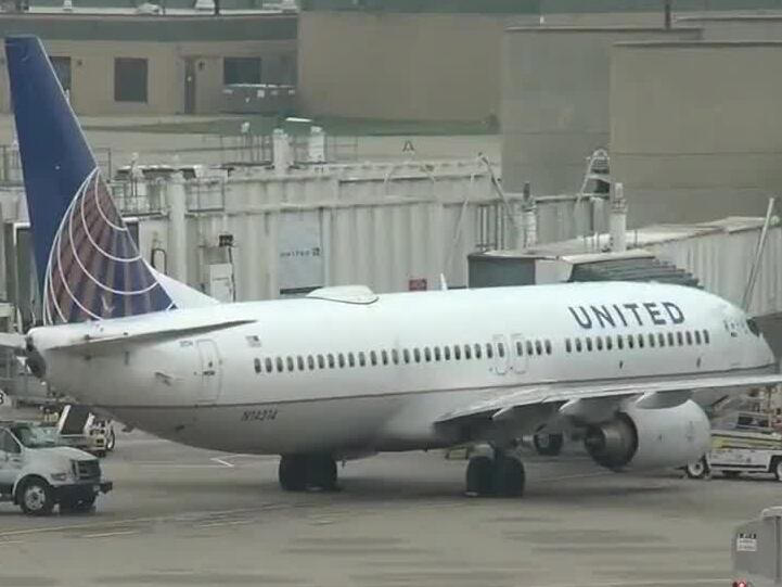 United Airlines flights arriving at Dane Co. Regional Airport delayed