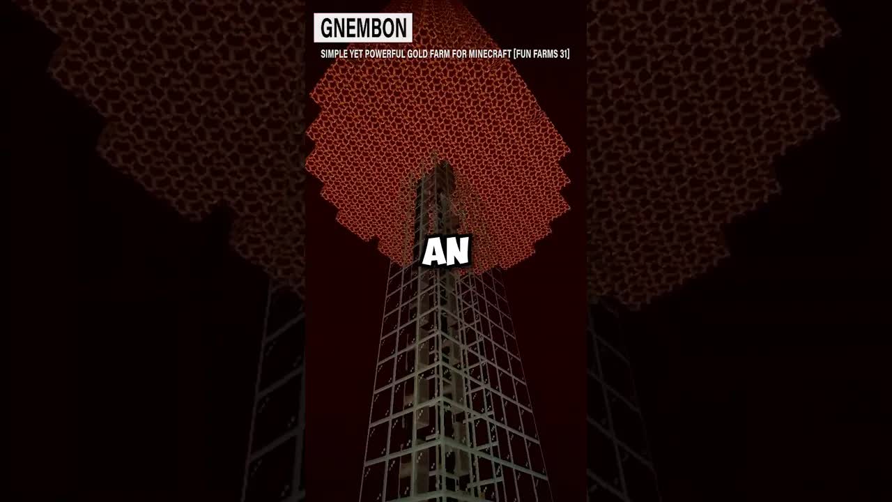 minecraft's insane gold farm with nether portals
