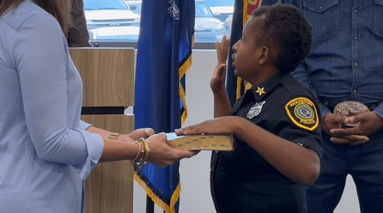 Boy, 13, honored by SLED as an agent