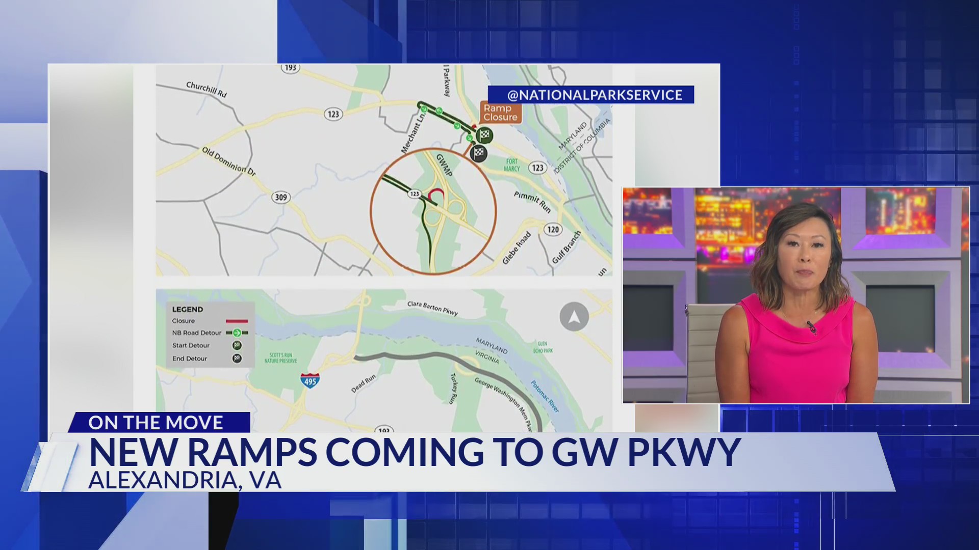 New ramps coming to GW Parkway