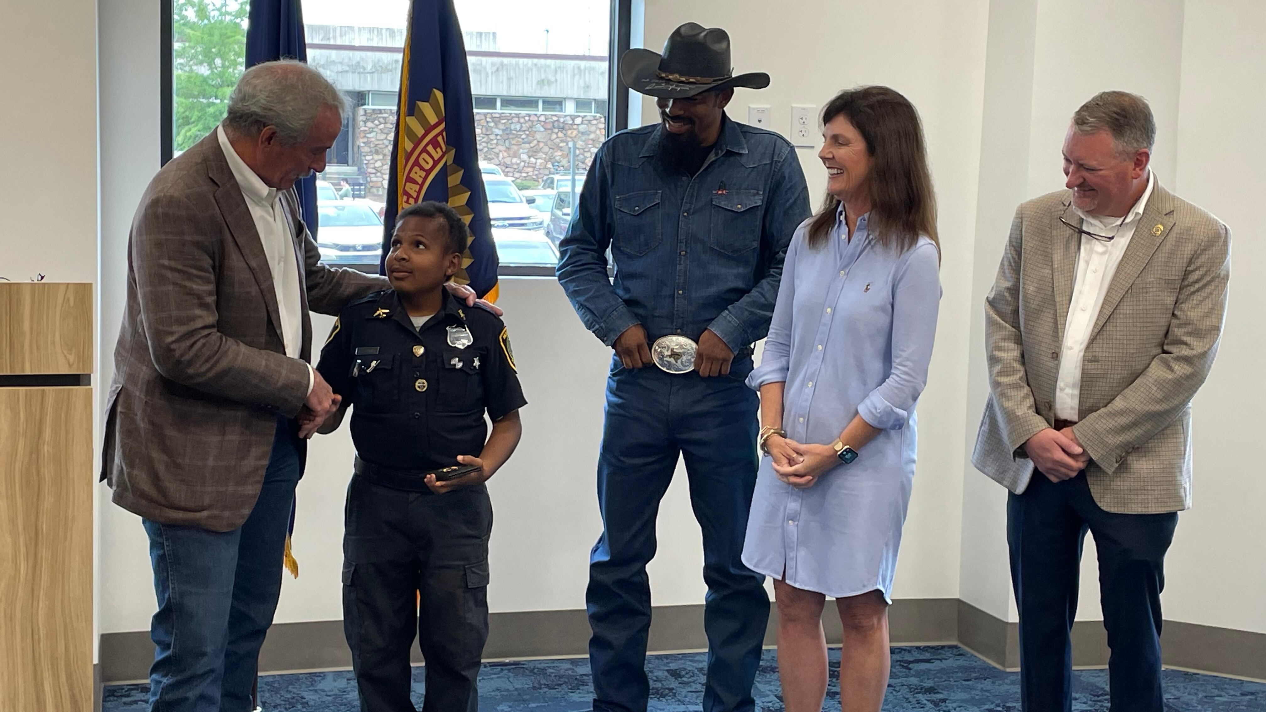 ‘An inspiration to all’: 13-year-old joins SLED as honorary agent