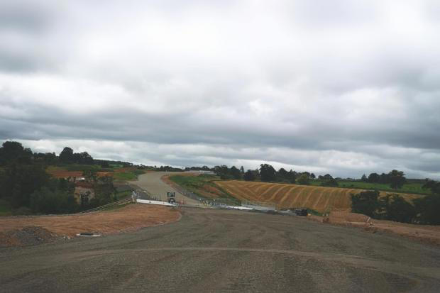 Surfacing works begin on Junction 42 end of CSLR project