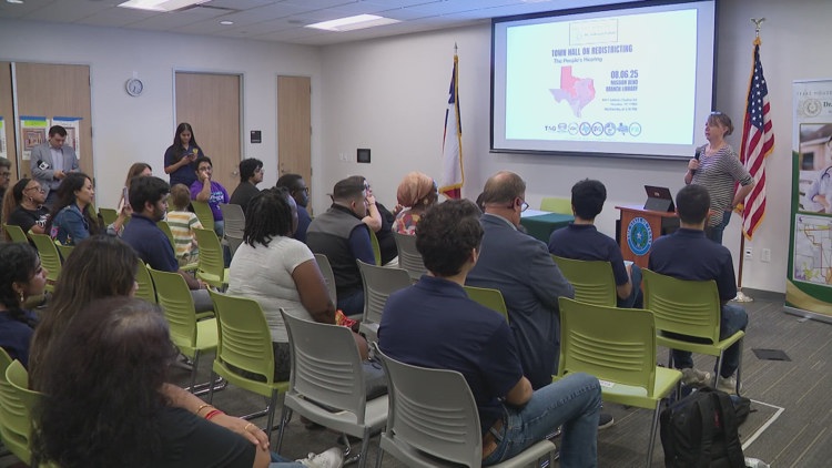 Houston-area residents voice concerns over new redistricting maps at ...