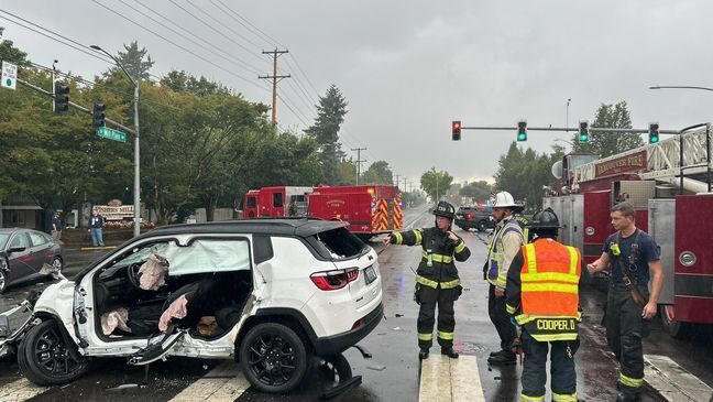 Driver runs red light, causes serious crash on Mill Plain, kills self ...