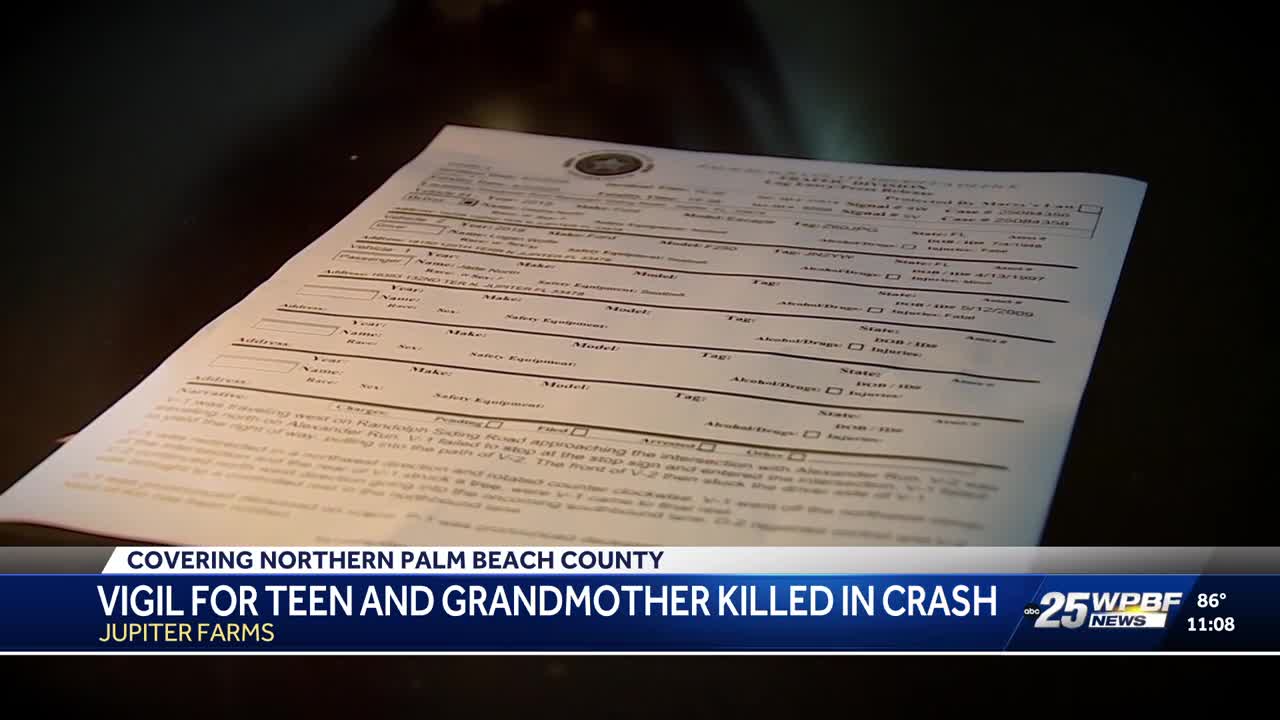 Hundreds gather to remember teen, grandmother killed in Jupiter farms ...