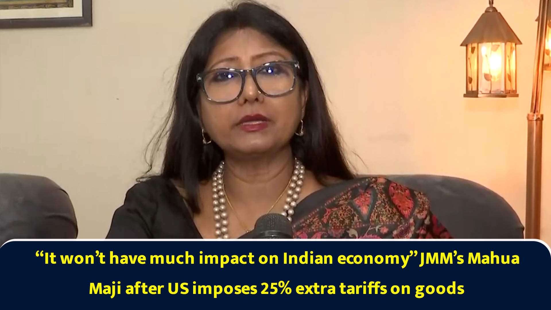 “It won’t have much impact on Indian economy” JMM’s Mahua Maji after US ...