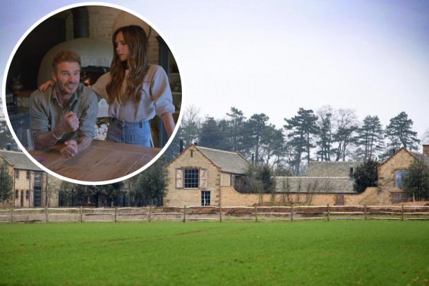 See inside David and Victoria Beckham's mega £12m Cotswolds mansion ...