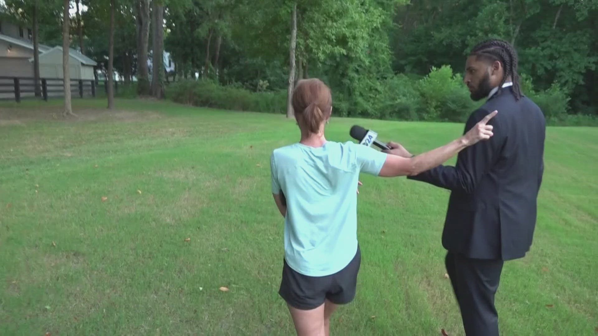 Neighbor describes tense moments just before manhunt for murder suspect ...
