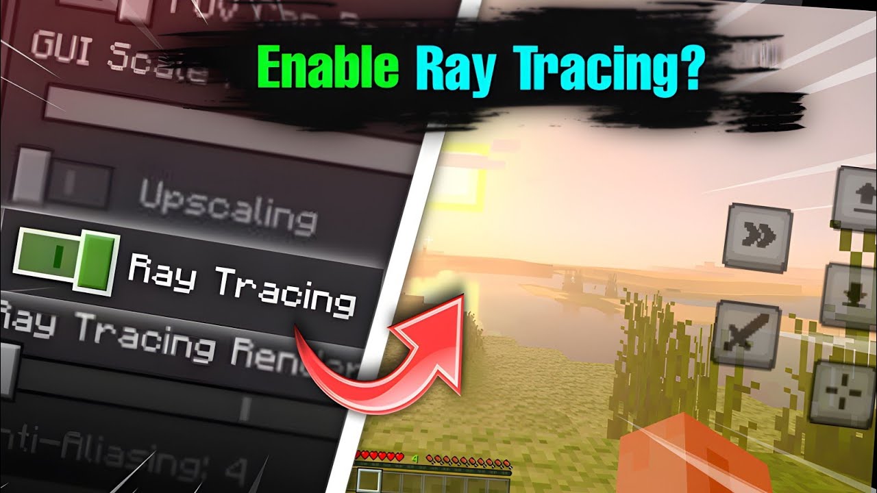 Minecraft में Ray Tracing – मोबाइल पर सेटअप और एक्सपीरियंस