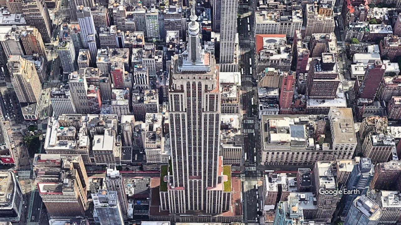 Empire State Building in 3D – Aerial View of a New York Icon