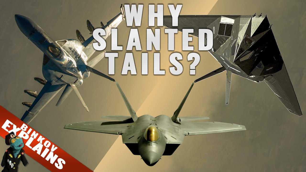 Slanted Tails on Fighter Jets | Aerodynamics & Stealth Explained