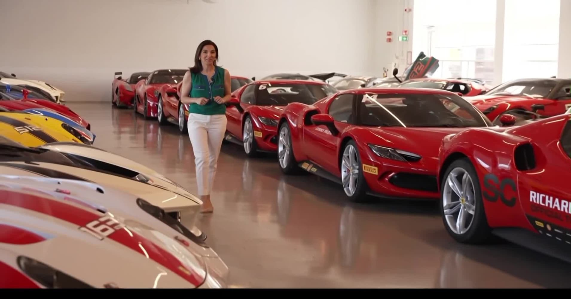 CNBC takes a tour of Ferrari's new e-building