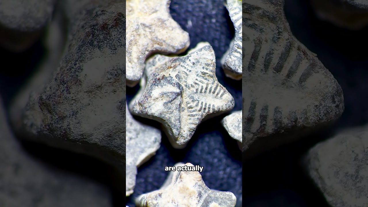 I found some tiny STAR shaped fossils! INCREDIBLE!
