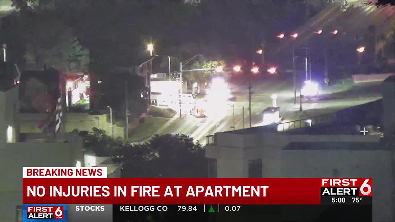 No injuries after fire at apartments in Midtown Omaha