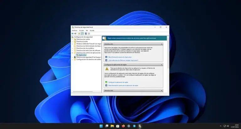 Configura AppLocker con reglas personalizadas para mejorar la seguridad