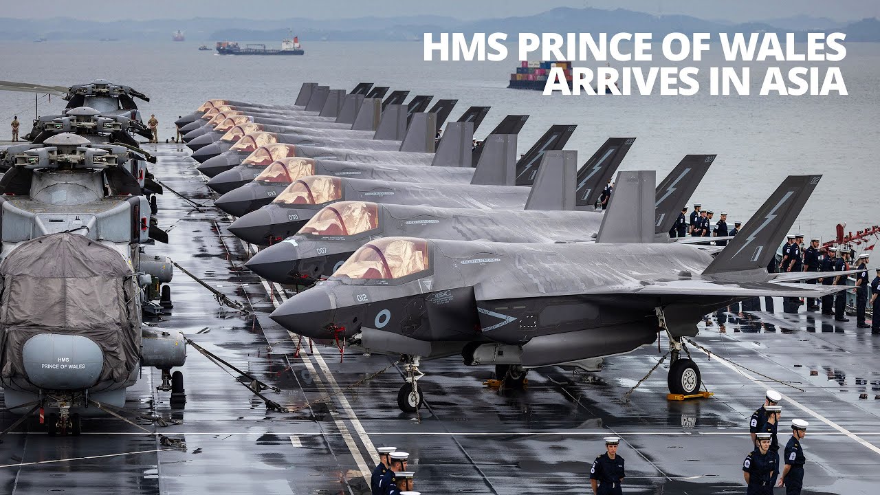 Royal Navy’s HMS Prince of Wales Enters Singapore Waters