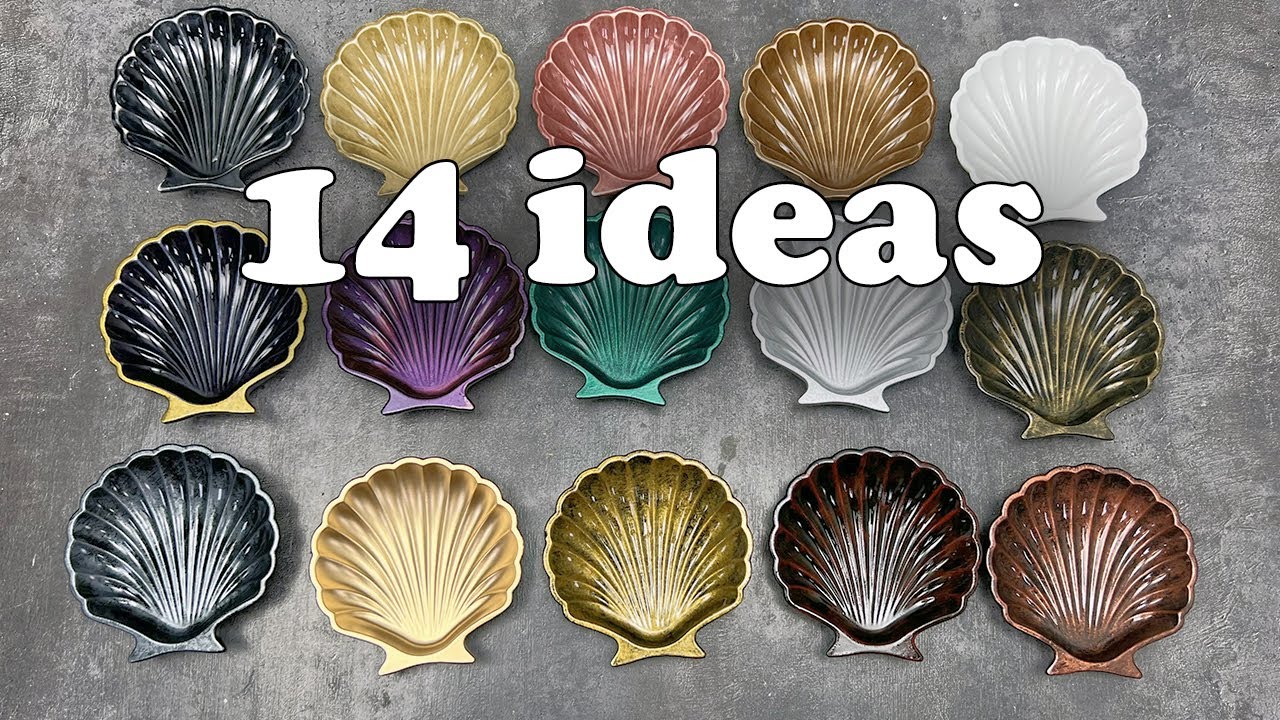 14 amazing ideas for coloring plaster products DIY