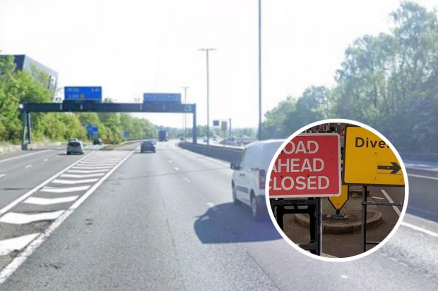 Overnight roadworks set to cause disruption on M4 near Newport