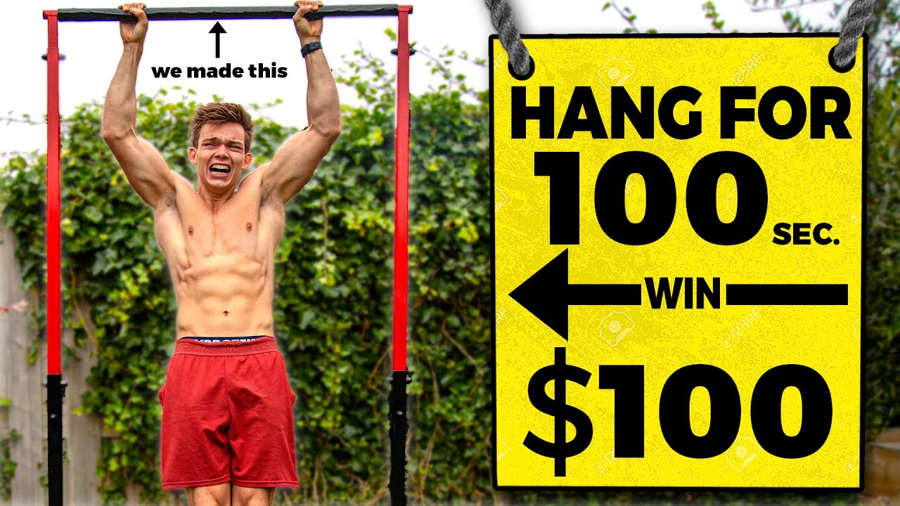 Hang For 100 Seconds Win $100 Challenge