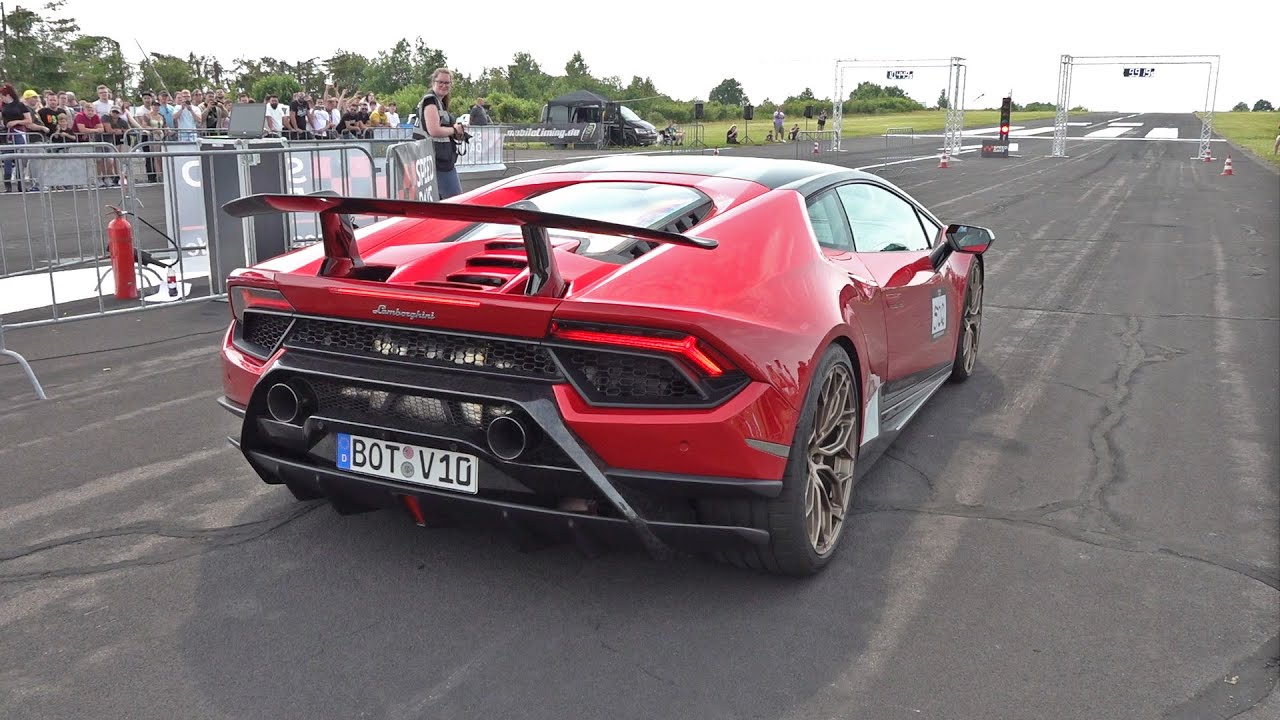 1450HP Lamborghini Huracan Performante Twin Turbo – Revs & Drag Racing